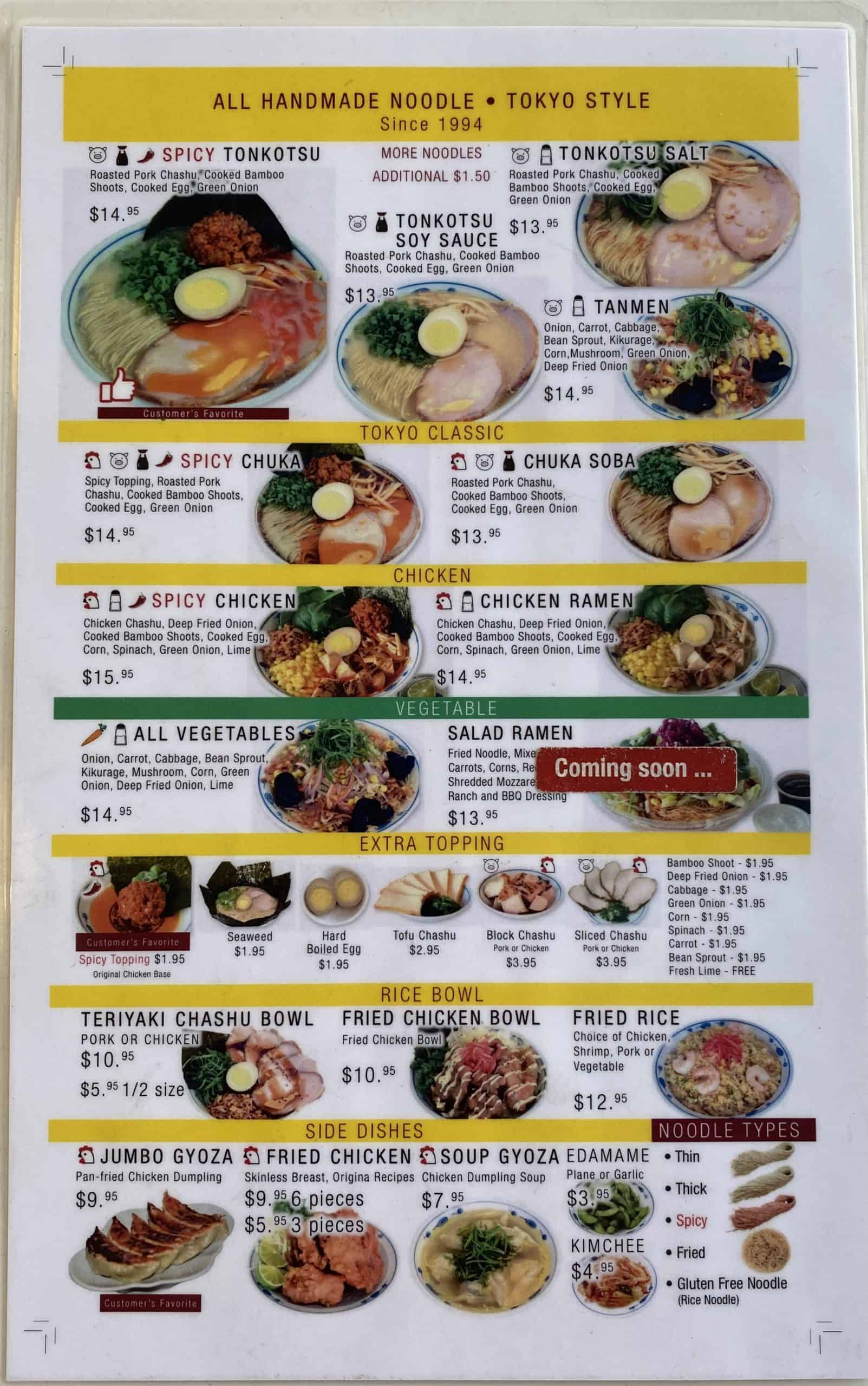 Chicken Ramen @ Venice Ramen - Ramen Directory
