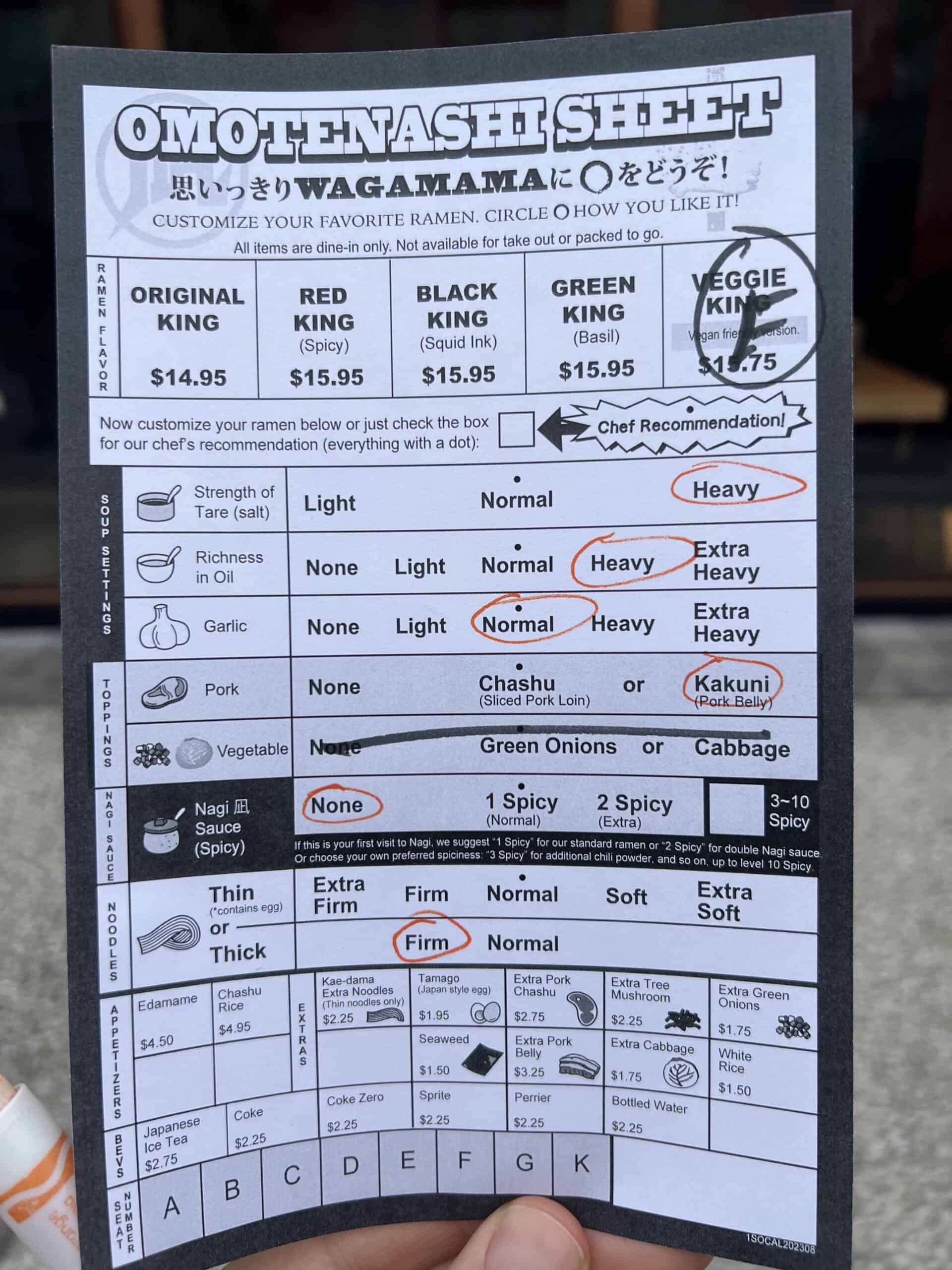 Limited Fish King @ Ramen Nagi - Ramen Directory